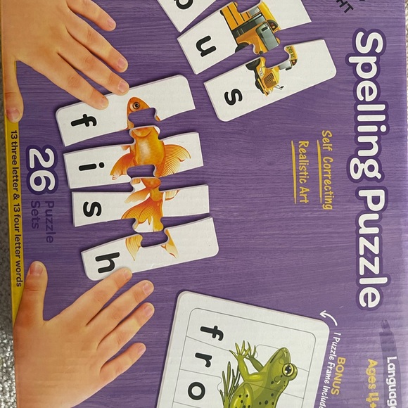 Toys | Spelling Puzzle | Poshmark
